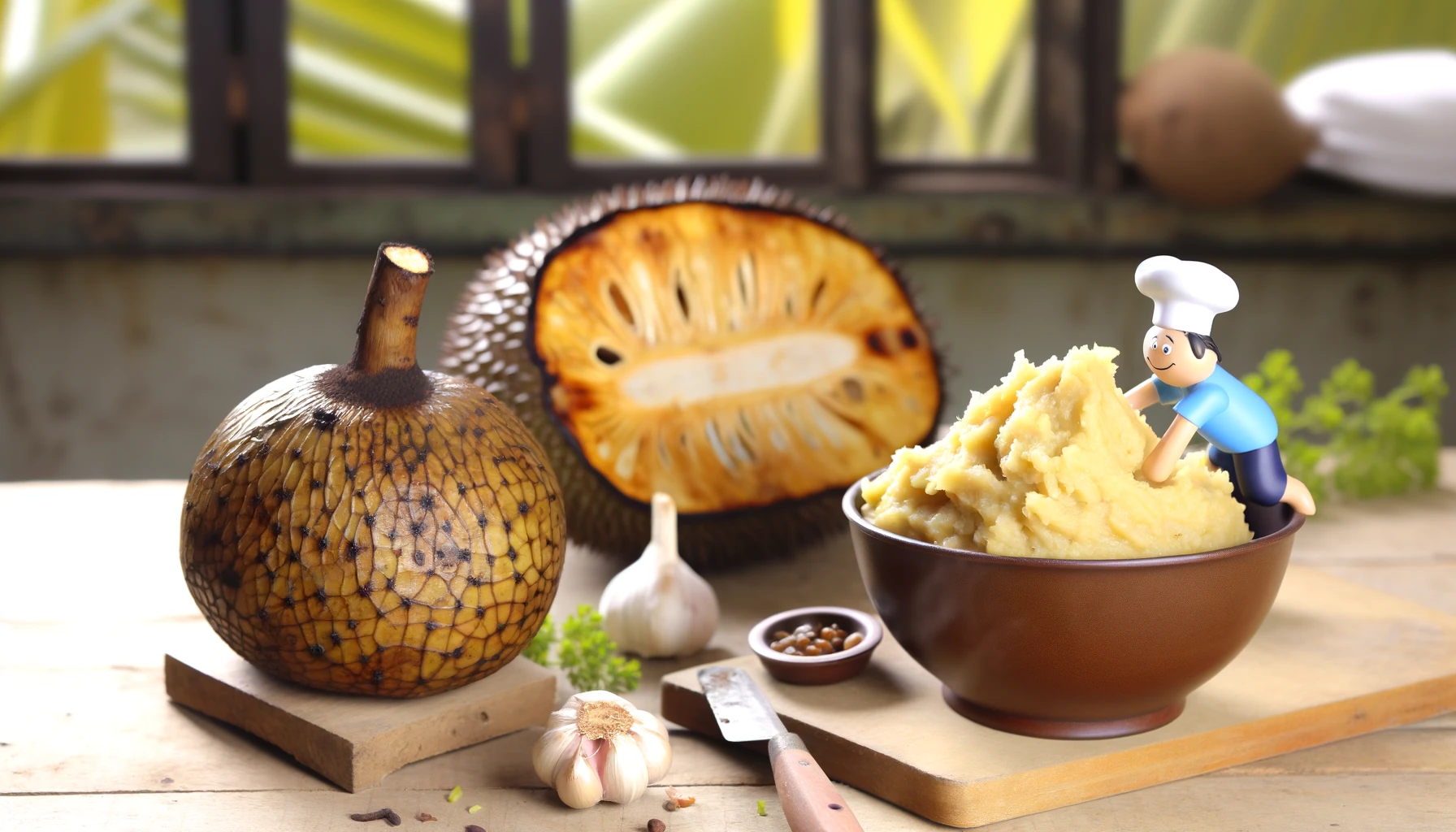 "Deliciously Unique: Roasted Mashed Breadfruit | Breadfruitonline