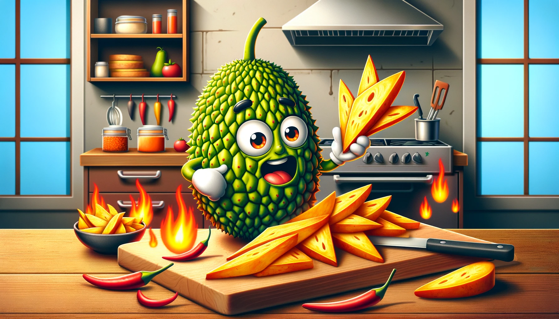 Spicy Breadfruit Fries | Breadfruitonline