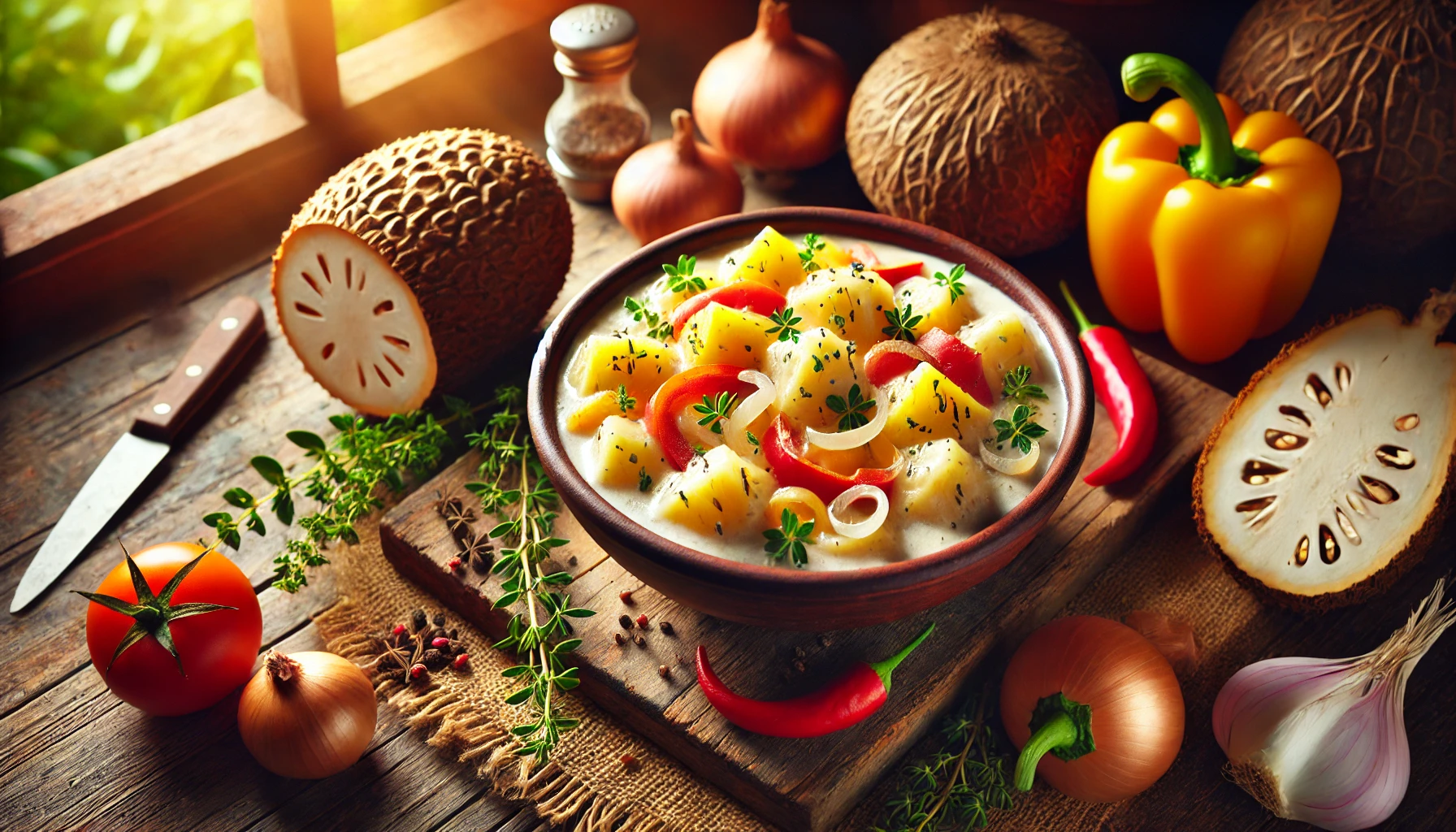 Jamaican Breadfruit Rundown: A Creamy Island Delight | Breadfruitonline